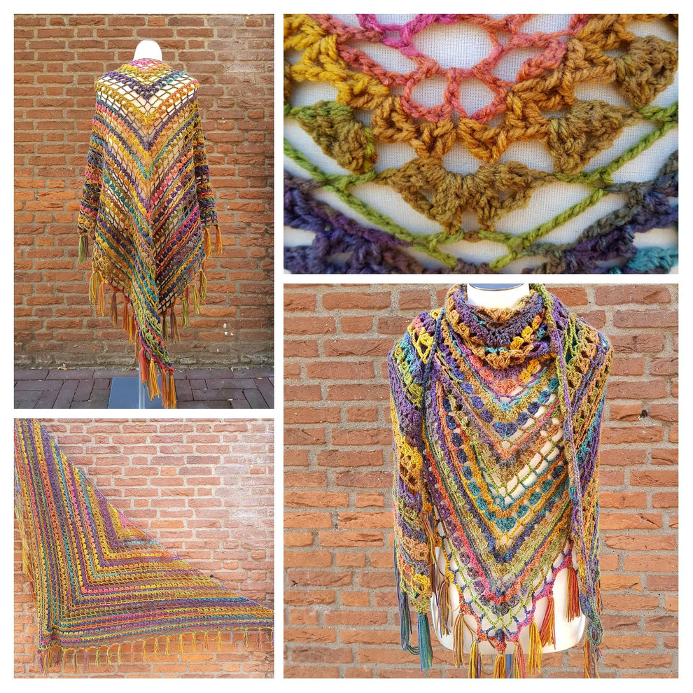 Inca Shawl (Haakpatroon) – Pera Pasha