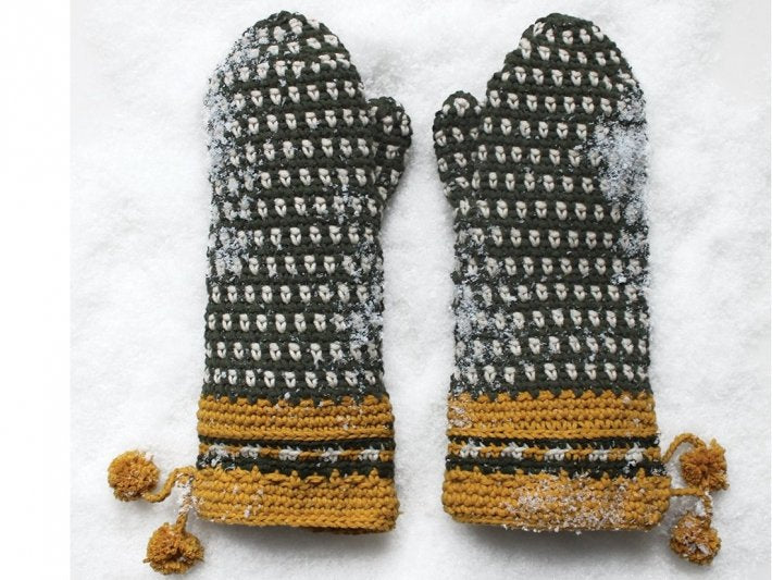 Swedish mittens Handwerkjuffie - Olive – Pera Pasha